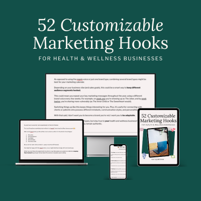52 Marketing Hooks for Your Health & Wellness Business - Kat Quintana